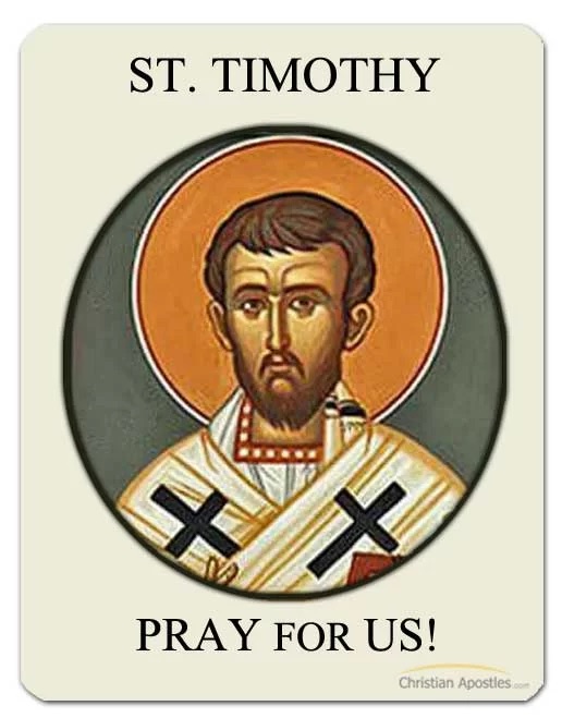7:15am, Friday 24 January- St Timothy, bishop & martyr – The Ostende Blog – Fr Christopher Young
