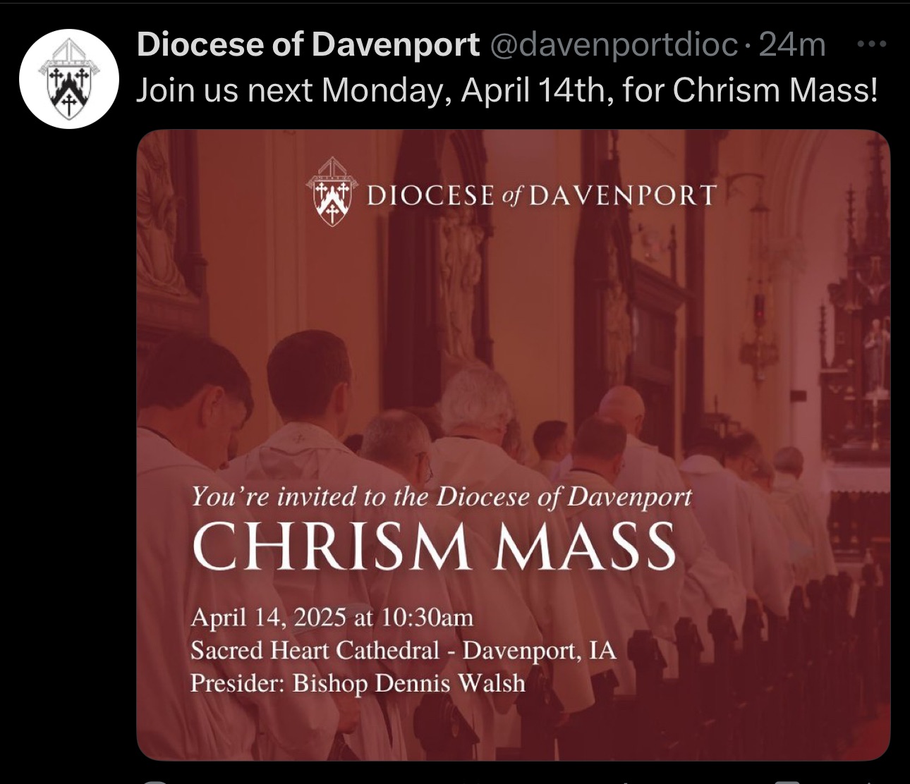 Monday of Holy Week – The Ostende Blog – Fr Christopher Young