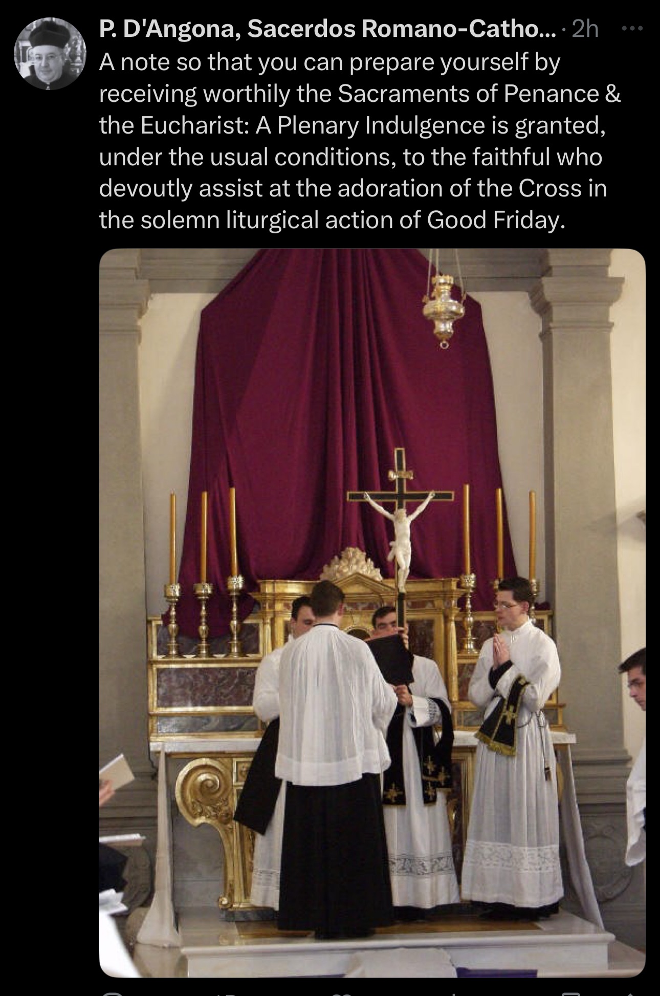 Holy Week 2025 – The Ostende Blog – Fr Christopher Young