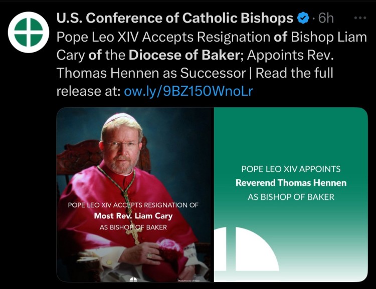 Congratulations Bishop-elect Hennen! DioBaker gain is DioDav’s loss ...